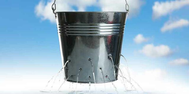Plug the Holes Before Filling the Bucket — Frank Sonnenberg